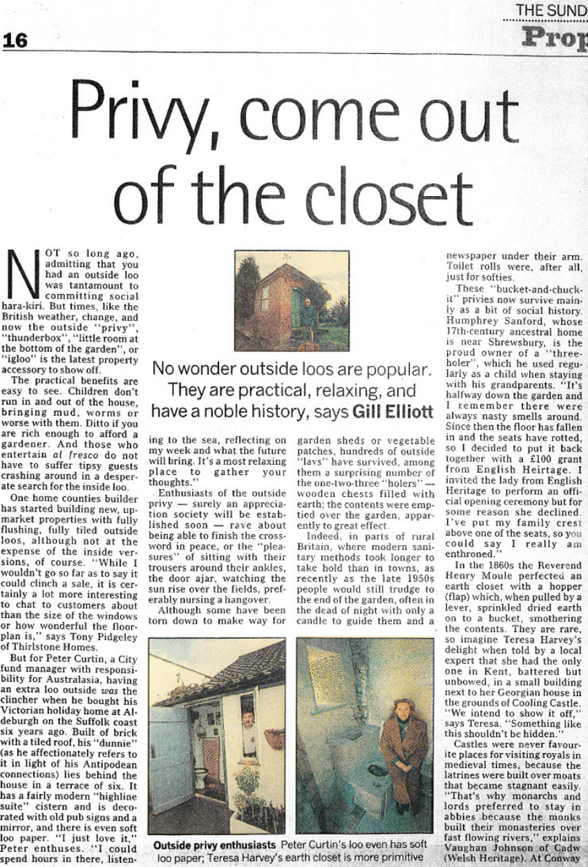 Sunday Telegraph – Gillian Lucy Carrick